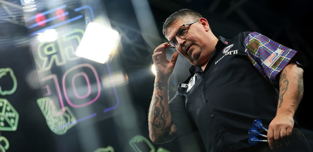 Anderson relishing Van Gerwen clash at the Mr Vegas Grand Slam of Darts ...