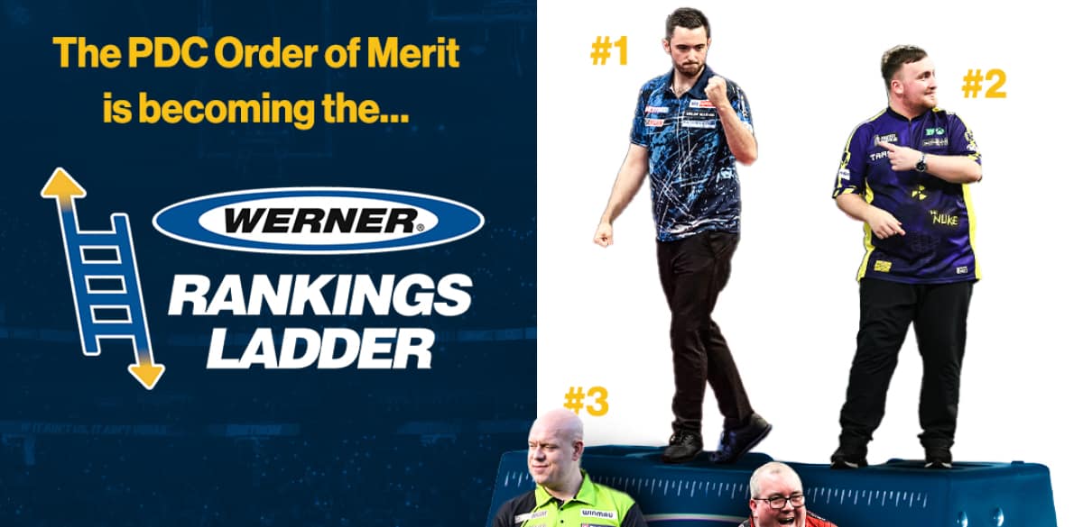 Werner unveiled as PDC’s ‘Official Ladder Partner’ – Australian Darts ...